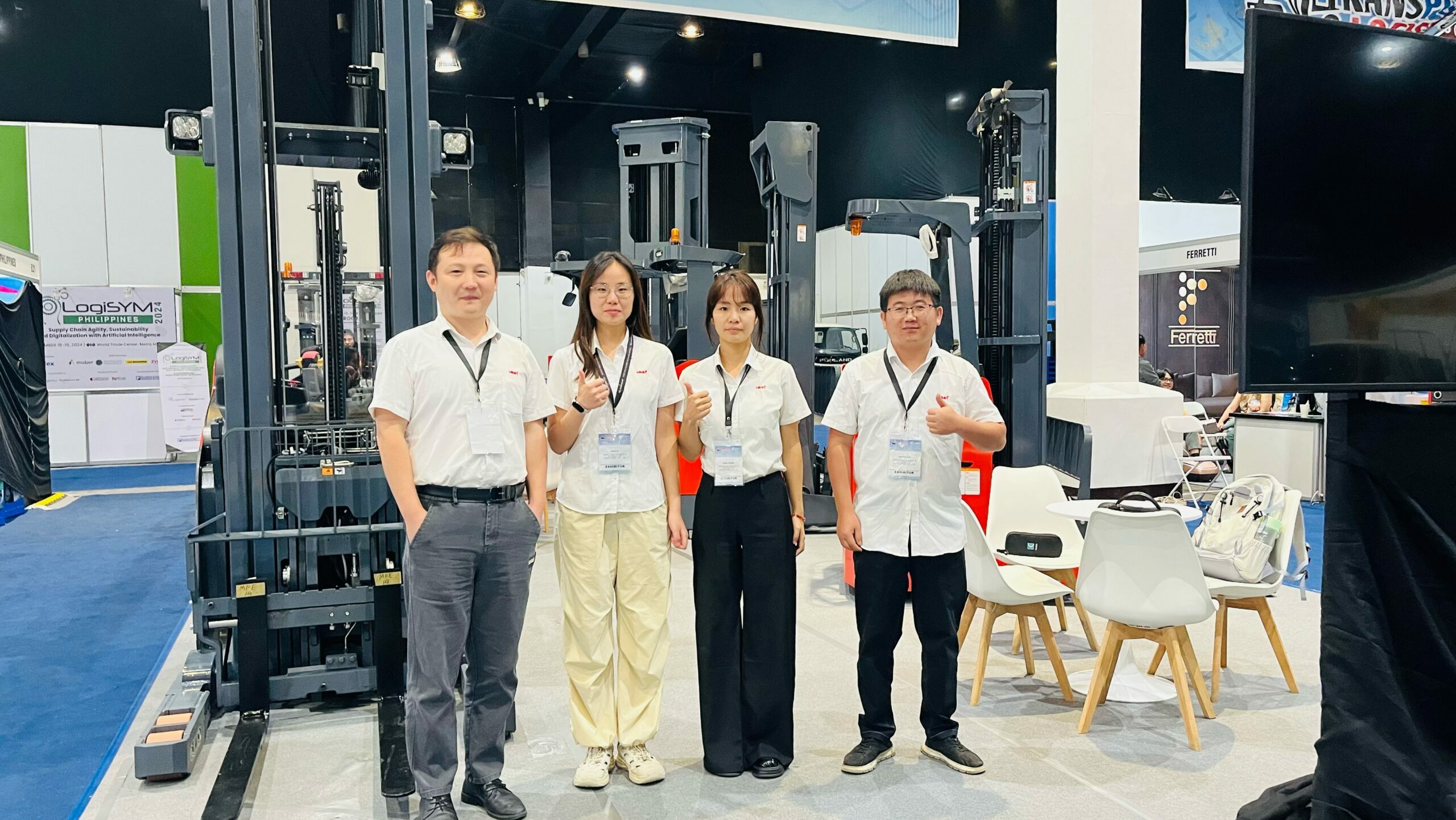 Вилочный погрузчик MiMA блистает на выставке TRANSPORT & LOGISTICS ...