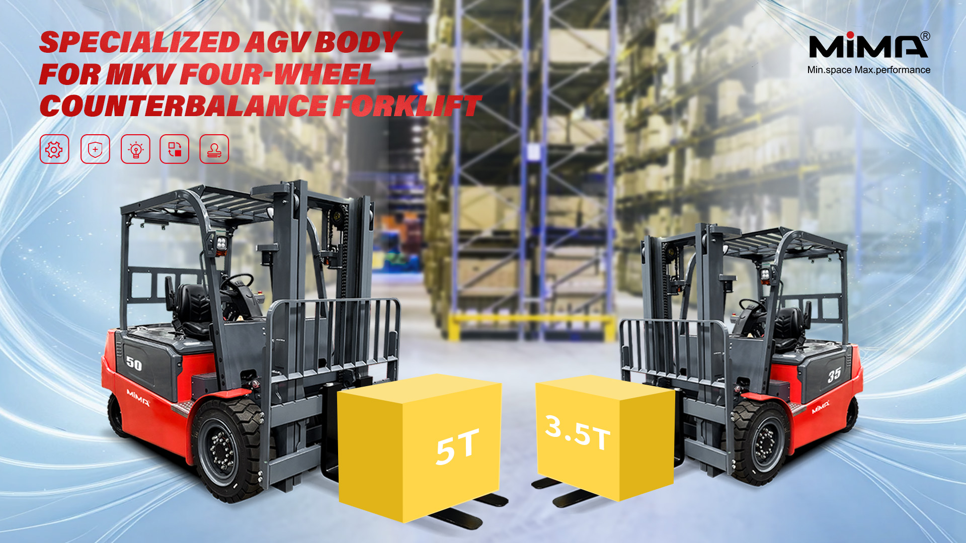 Le chariot élévateur MKV AGV de MiMA redéfinit l'autonomie des poids ...