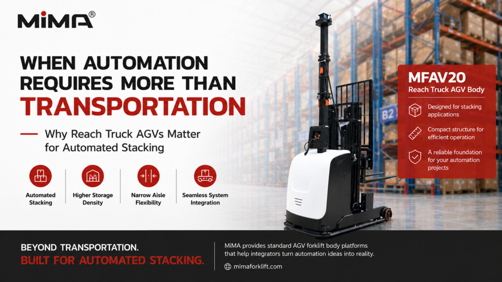 MFAV20: A Practical Example of MiMA's Standard AGV Forklift Body ...